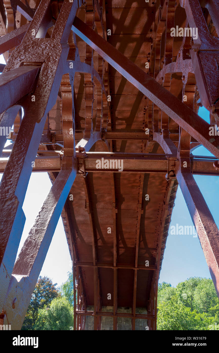 The Iron Bridge after renovation Stock Photo - Alamy