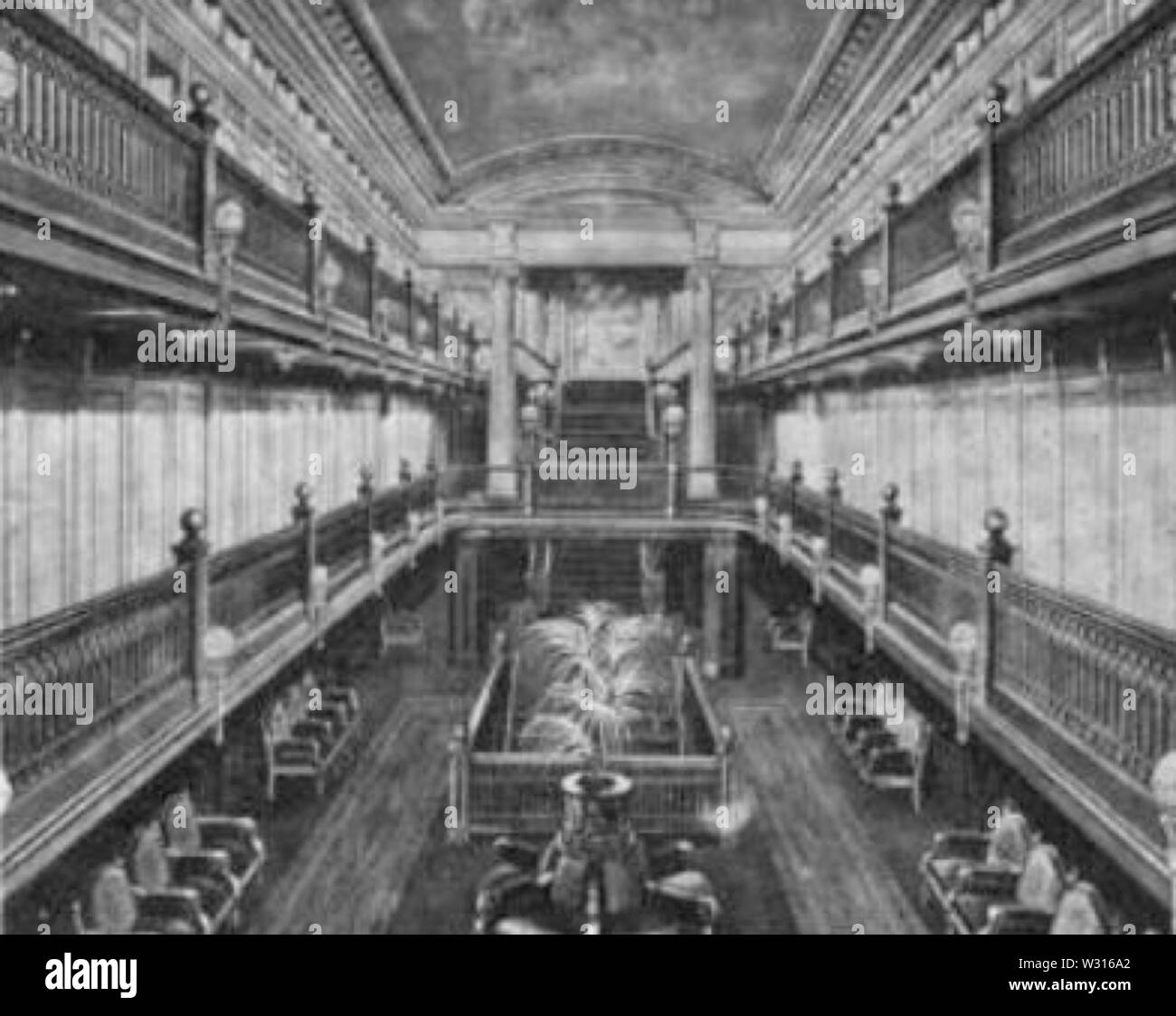 Steamer interior Black and White Stock Photos & Images - Alamy