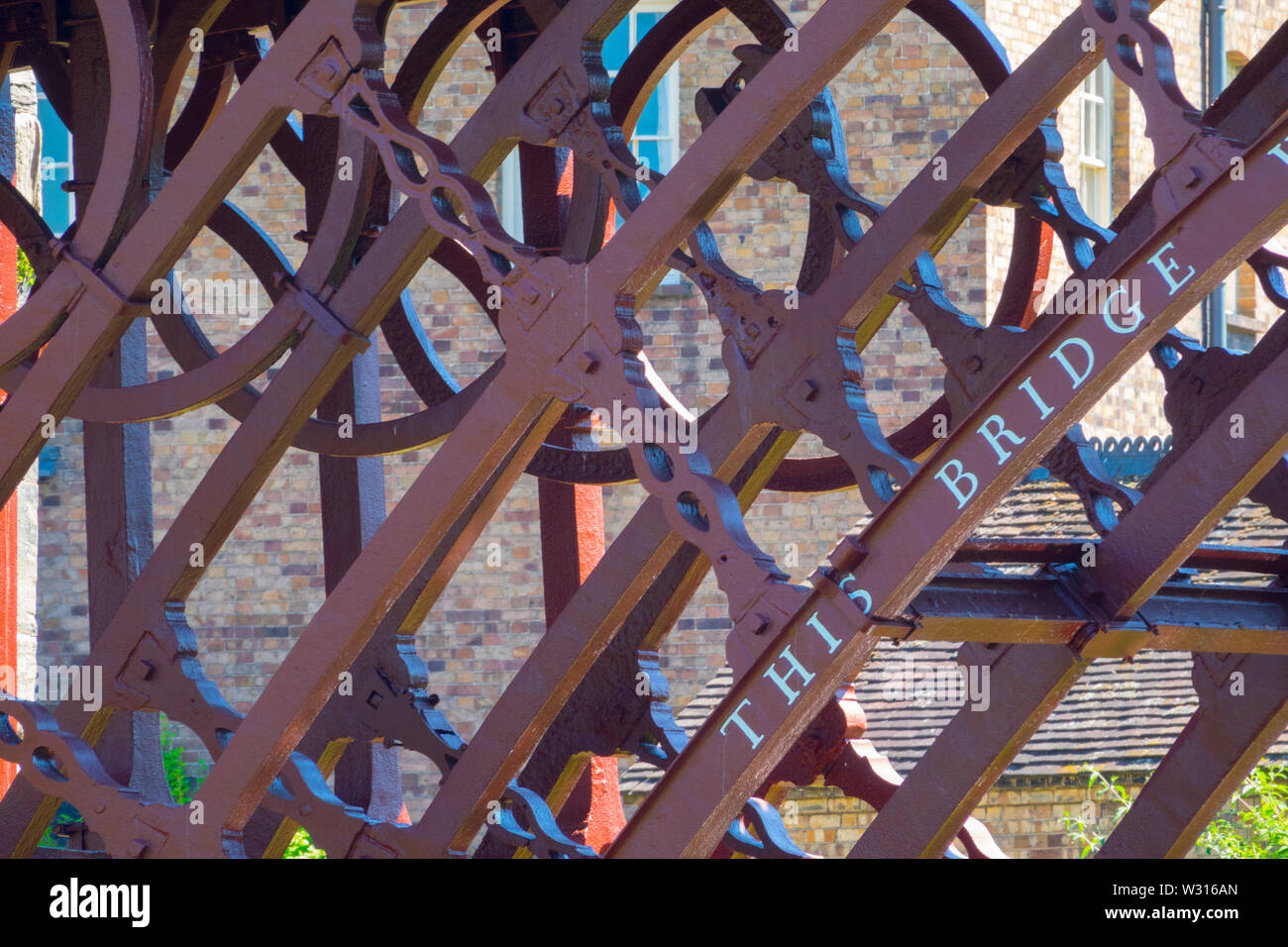 The Iron Bridge after renovation Stock Photo - Alamy