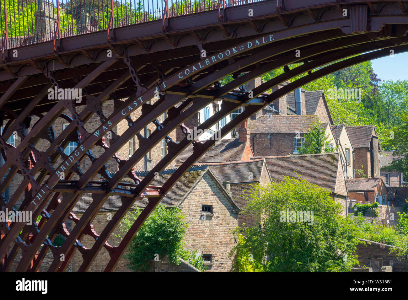 The Iron Bridge after renovation Stock Photo - Alamy