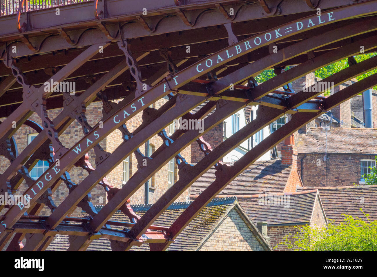The Iron Bridge after renovation Stock Photo - Alamy