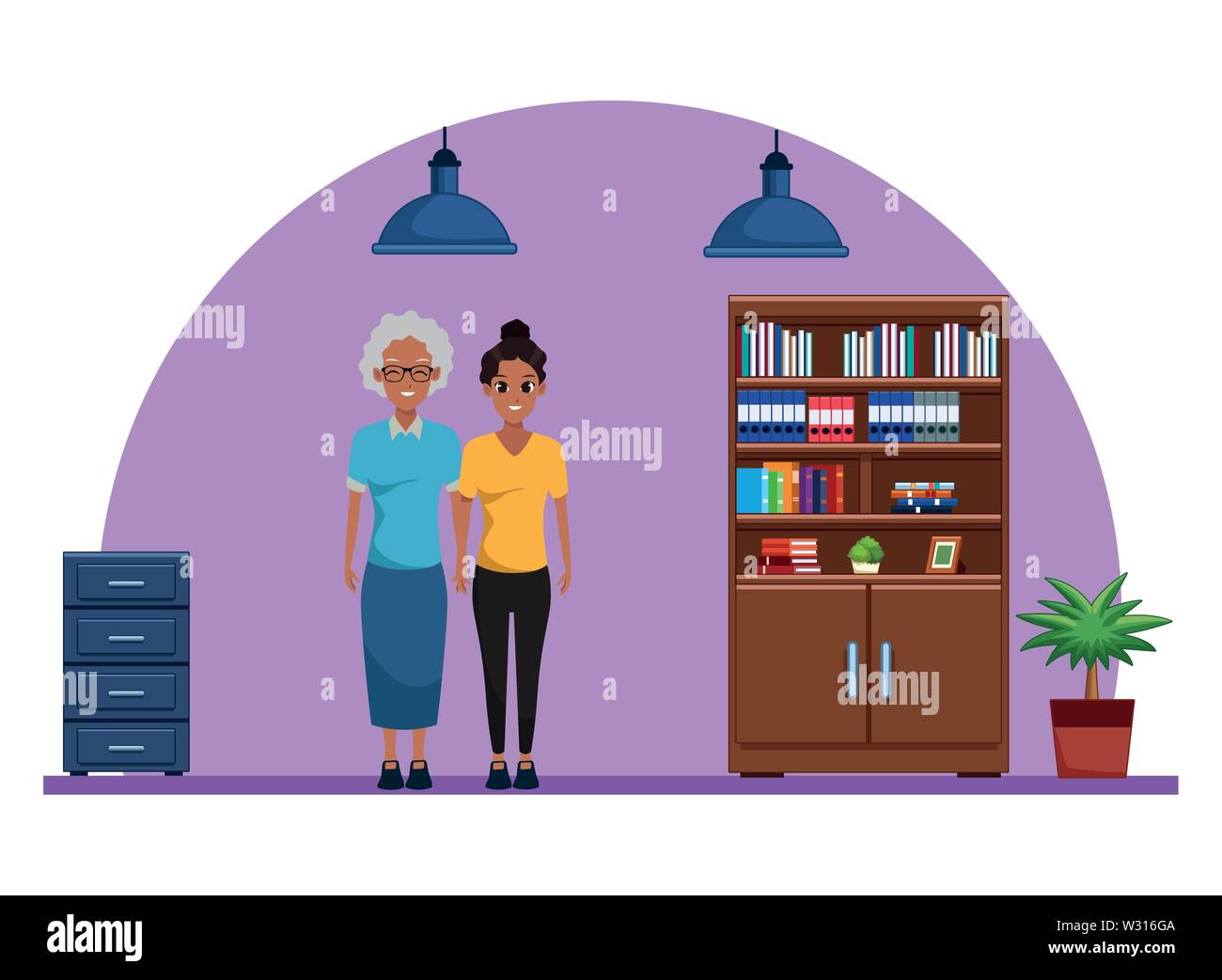 Happy single mom daughter Cut Out Stock Images & Pictures - Alamy