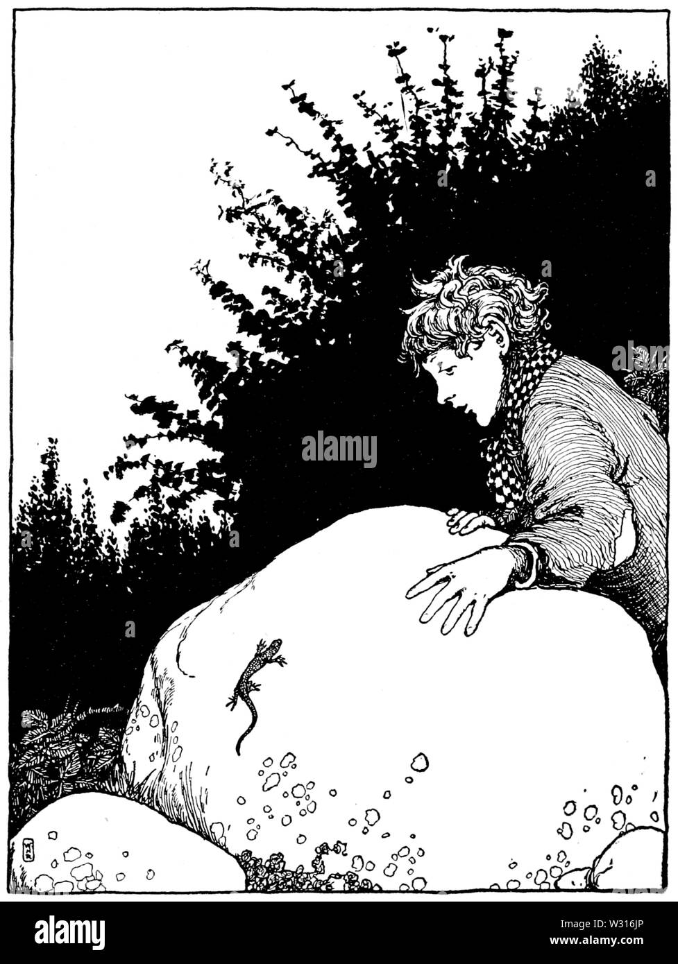 Page 031 illustration, The Water Babies Stock Photo - Alamy