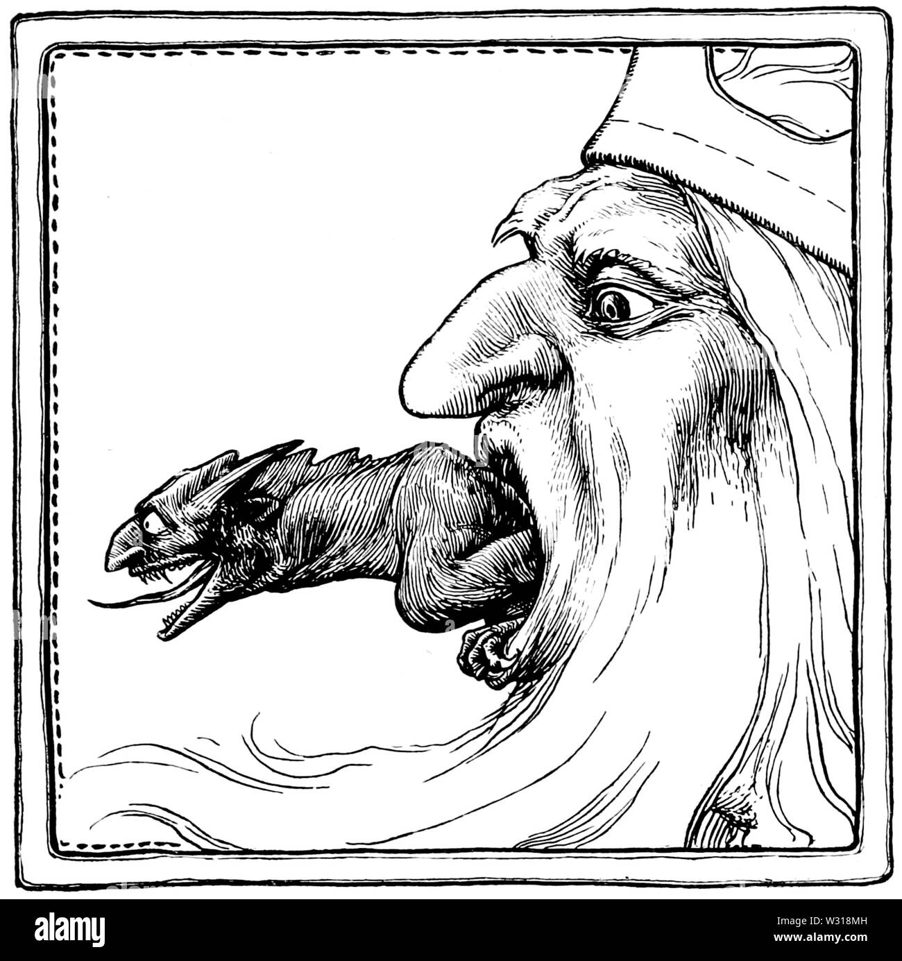 Page 73 illustration in More Celtic Fairy Tales Stock Photo - Alamy
