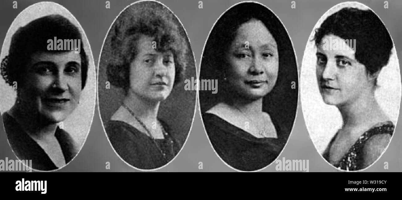 Pan-American Conference of Women delegates Stock Photo - Alamy