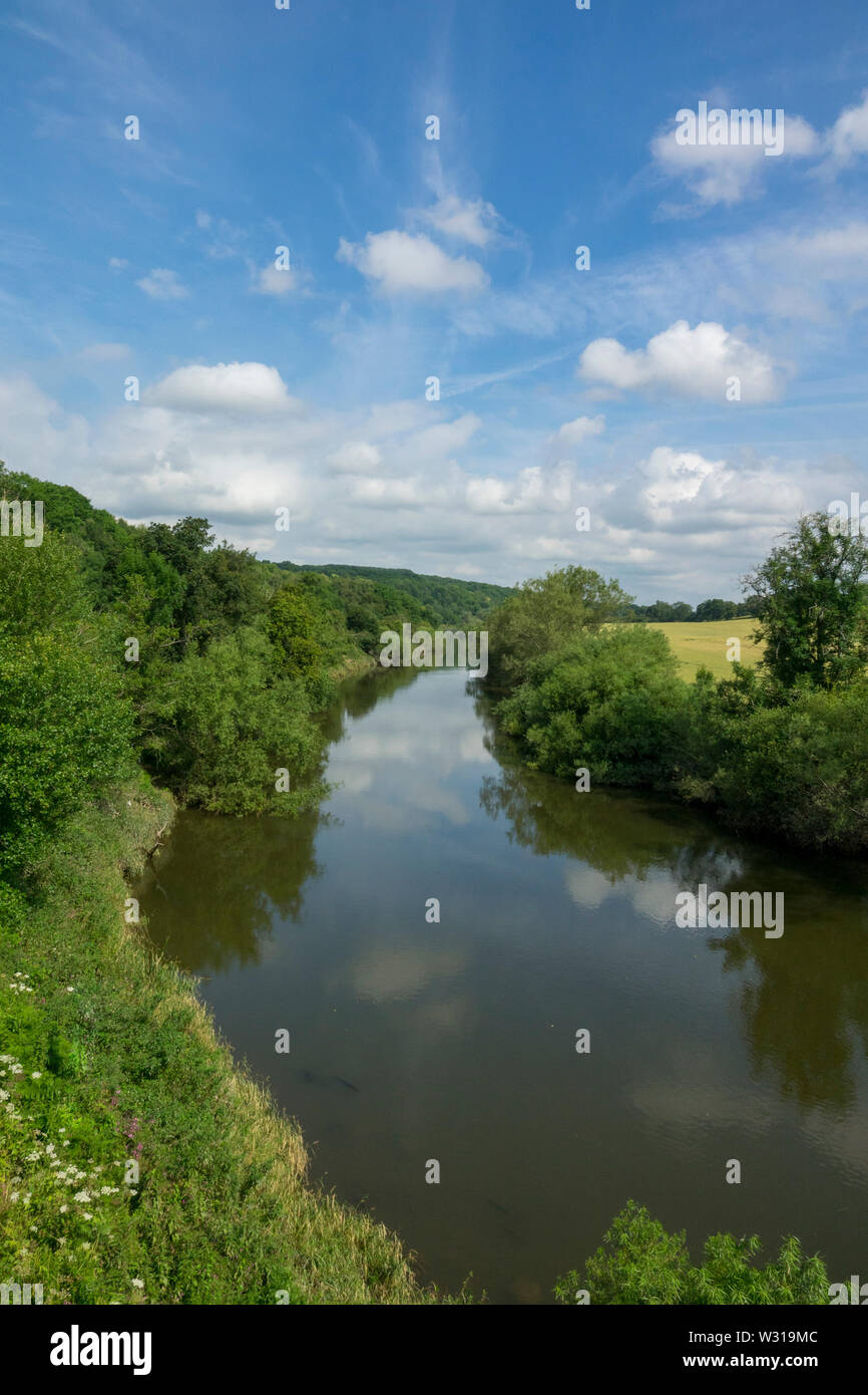 River Severn, Alveley and Highley Stock Photo - Alamy