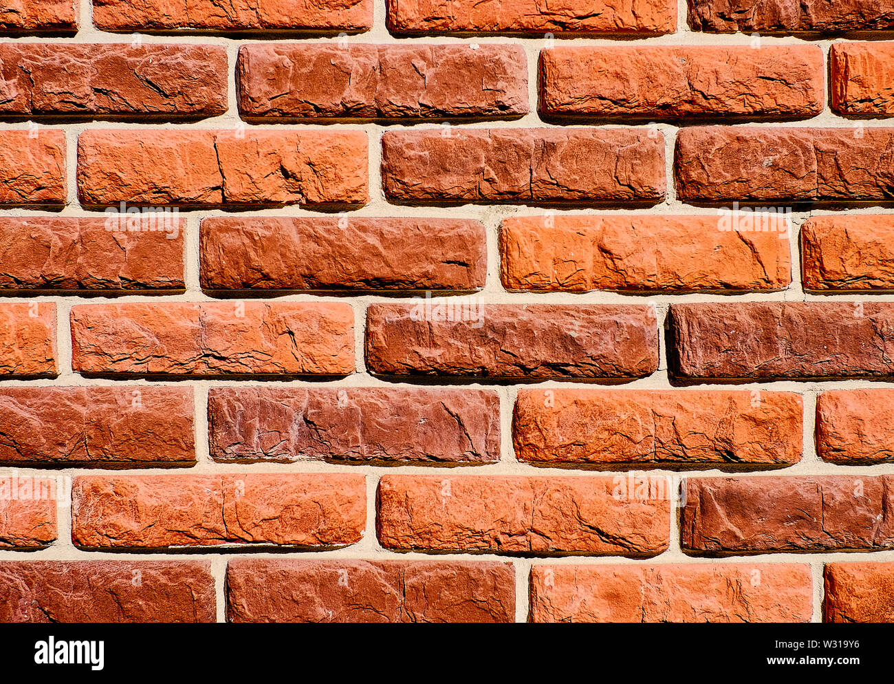 Background of red brick wall pattern texture. Great for graffiti ...