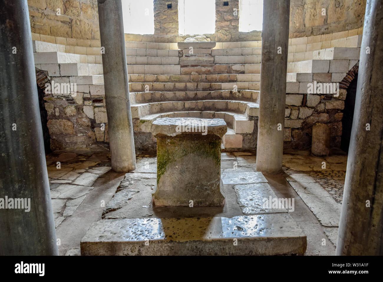 Altar of the Church of St. Nicholas the Baptist miracle worker in Demre ...
