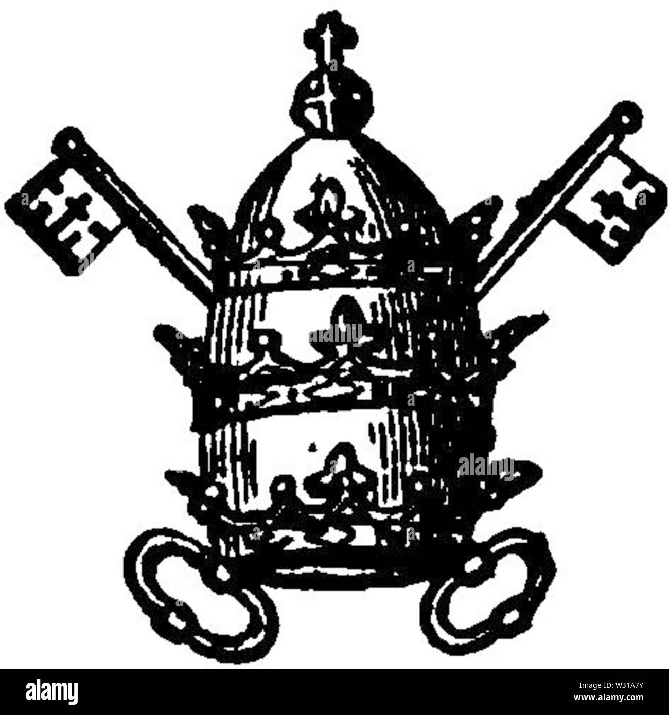 Papal keys hi-res stock photography and images - Alamy