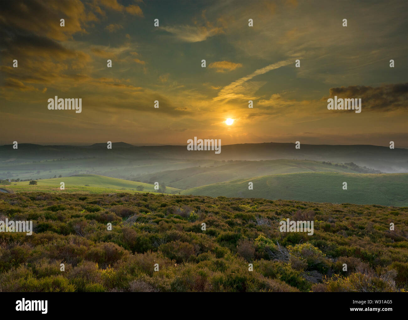 The Long Mynd Stock Photo - Alamy