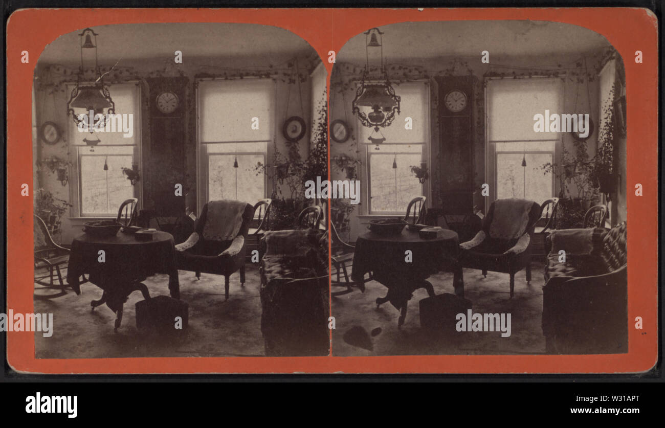 Parlor, by Charles G Hull Stock Photo - Alamy