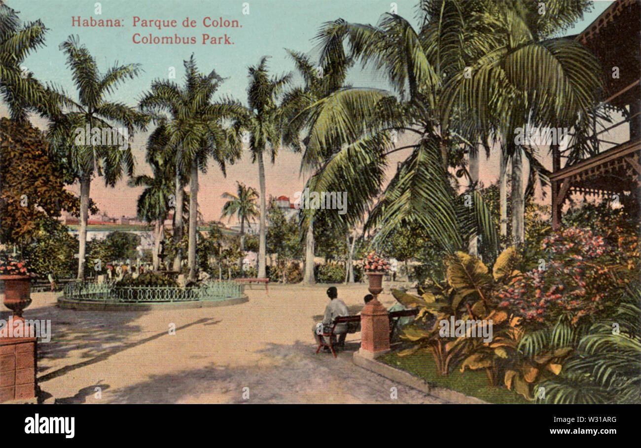 Parque de Colon, Habana, Cuba Stock Photo - Alamy