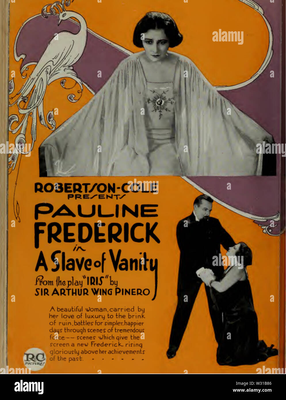 Pauline Frederick in A Slave of Vanity by Henry Otto 3 Film Daily 1920 ...