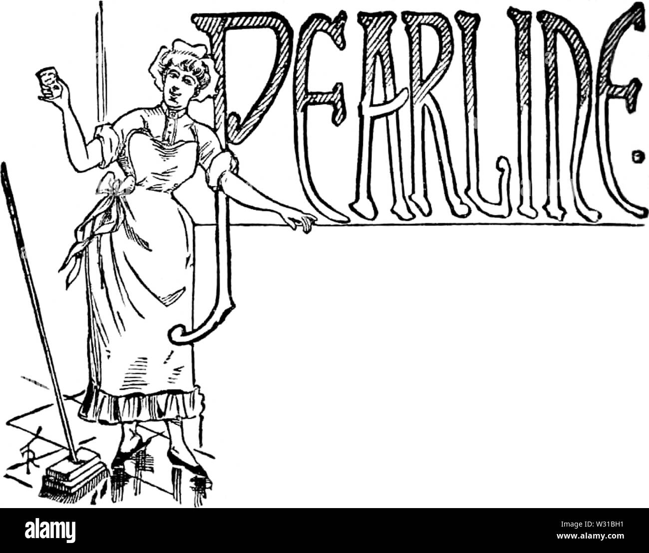 Pearline advert (Six Months in Mexico Stock Photo - Alamy