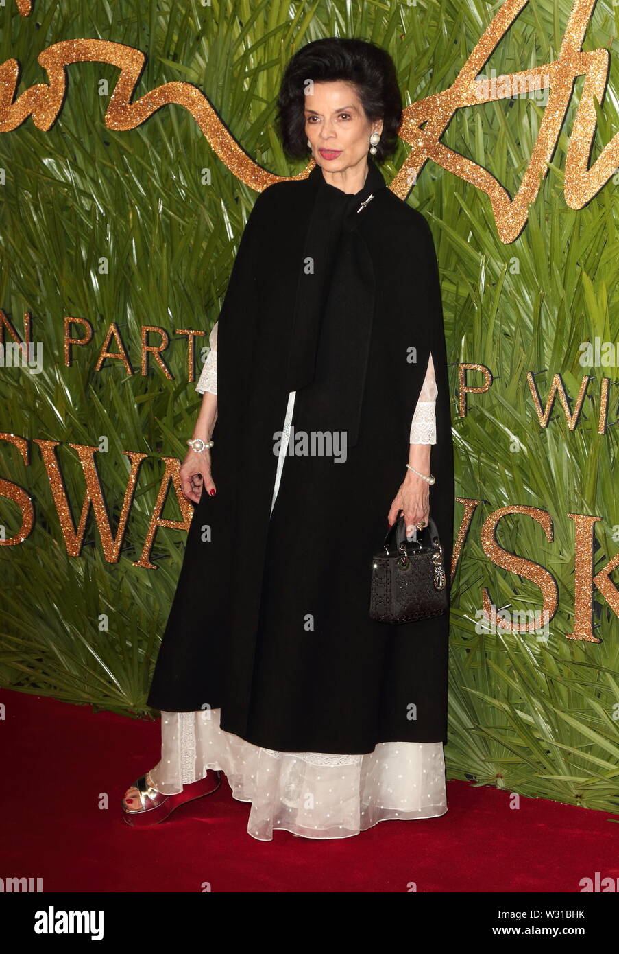 London, UK. Bianca Jagger at The Fashion Awards 2017 at the Royal ...