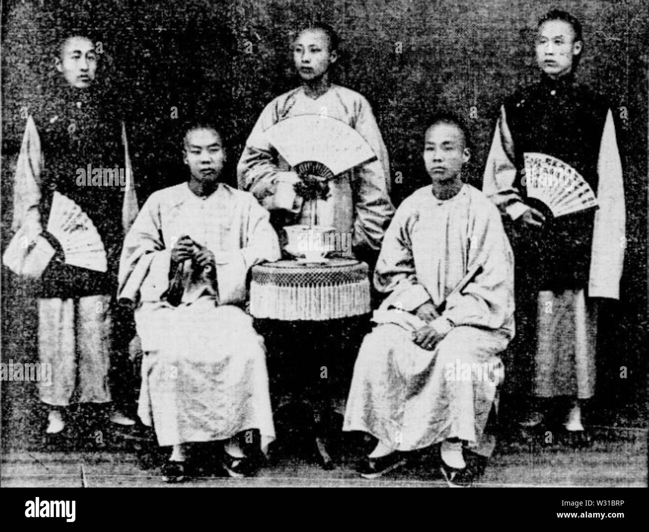 Peking University graduates 1900 Stock Photo - Alamy