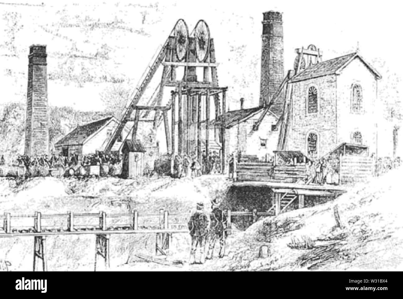 Pendleton Colliery - Illustrated London News 20 Oct 1877 Stock Photo ...