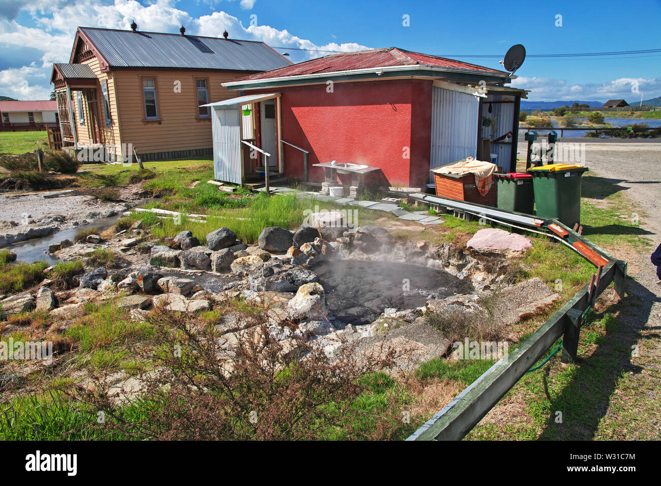 Rotorua city by the lake, New Zealand Stock Photo - Alamy