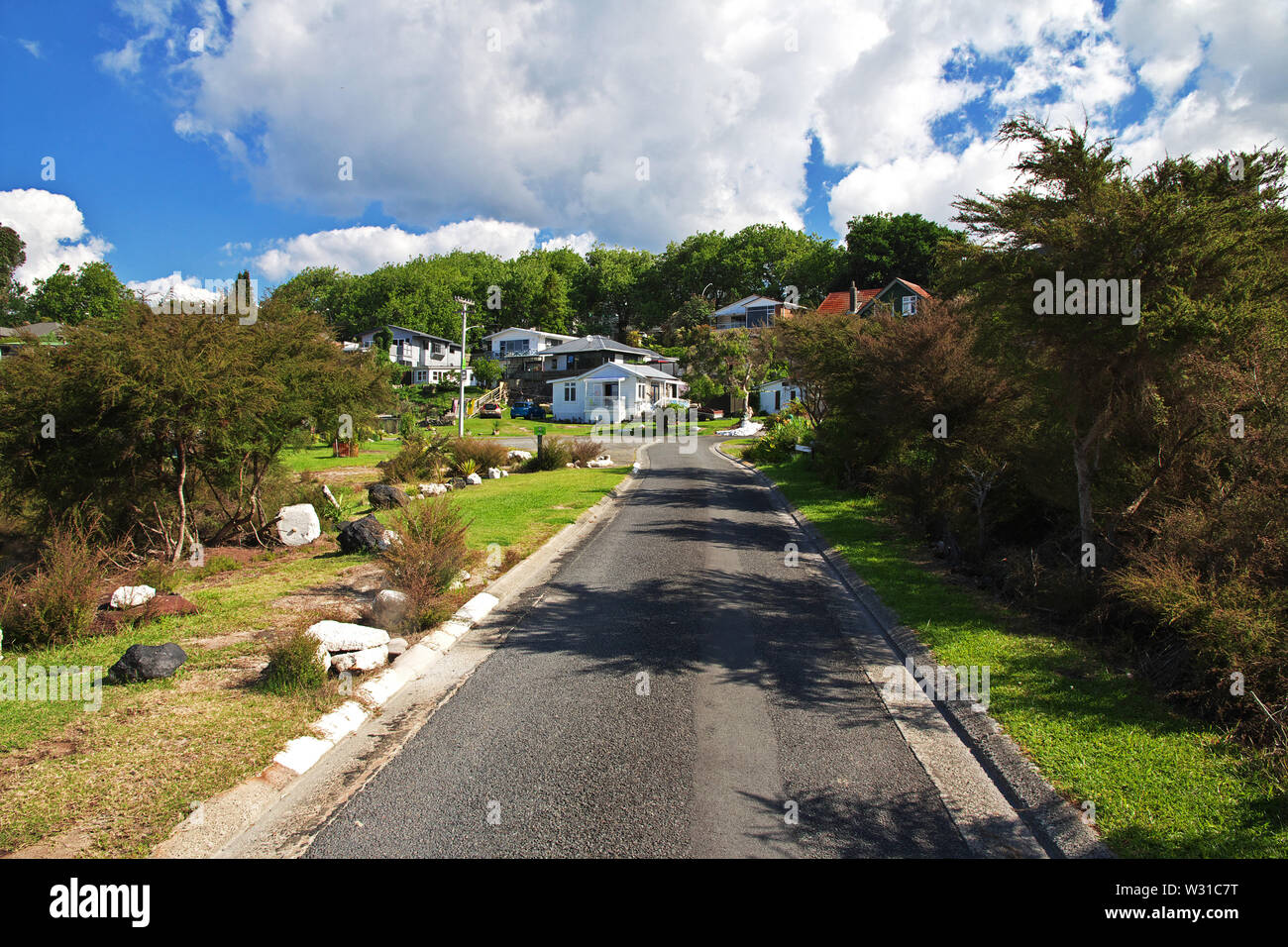 Rotorua city by the lake, New Zealand Stock Photo - Alamy