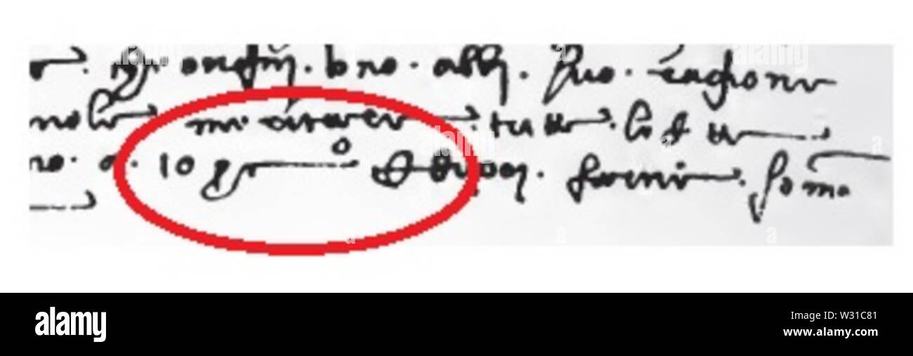 Early math symbol Cut Out Stock Images & Pictures - Alamy