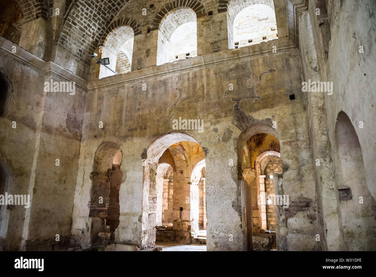 The building of the Church of St. Nicholas in Turkey, Demre. Walls ...