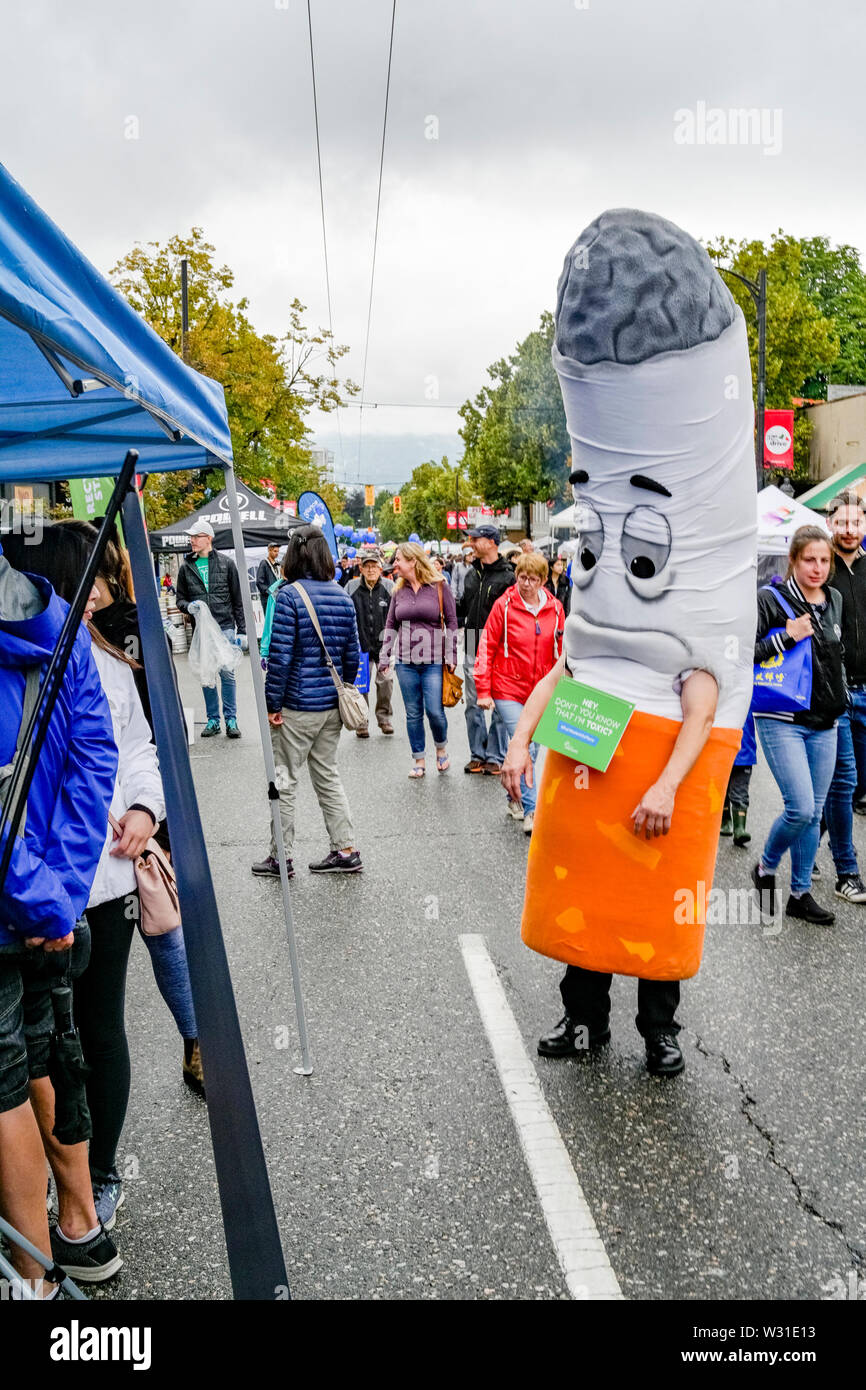 re:FILTER, cigarette butt, pollution awareness booth, mascot, Car Free ...