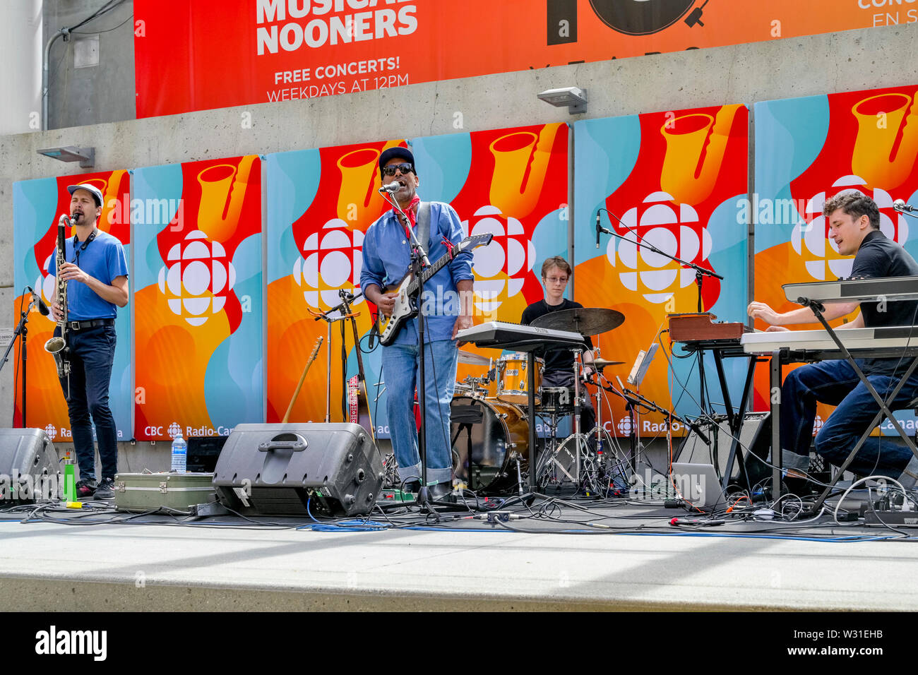 Tariq, at CBC Musical Nooners, Vancouver, British Columbia, Canada ...