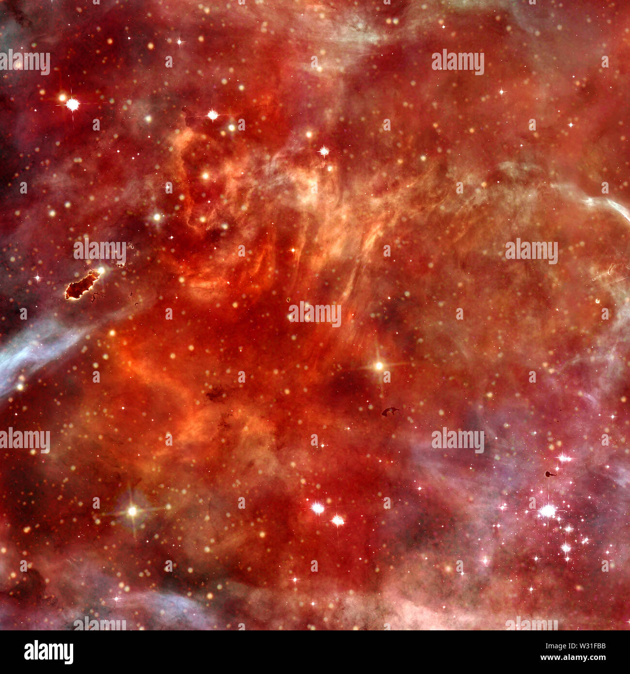 Nebula in outer space. Gas and dust clouds. Elements of this image ...