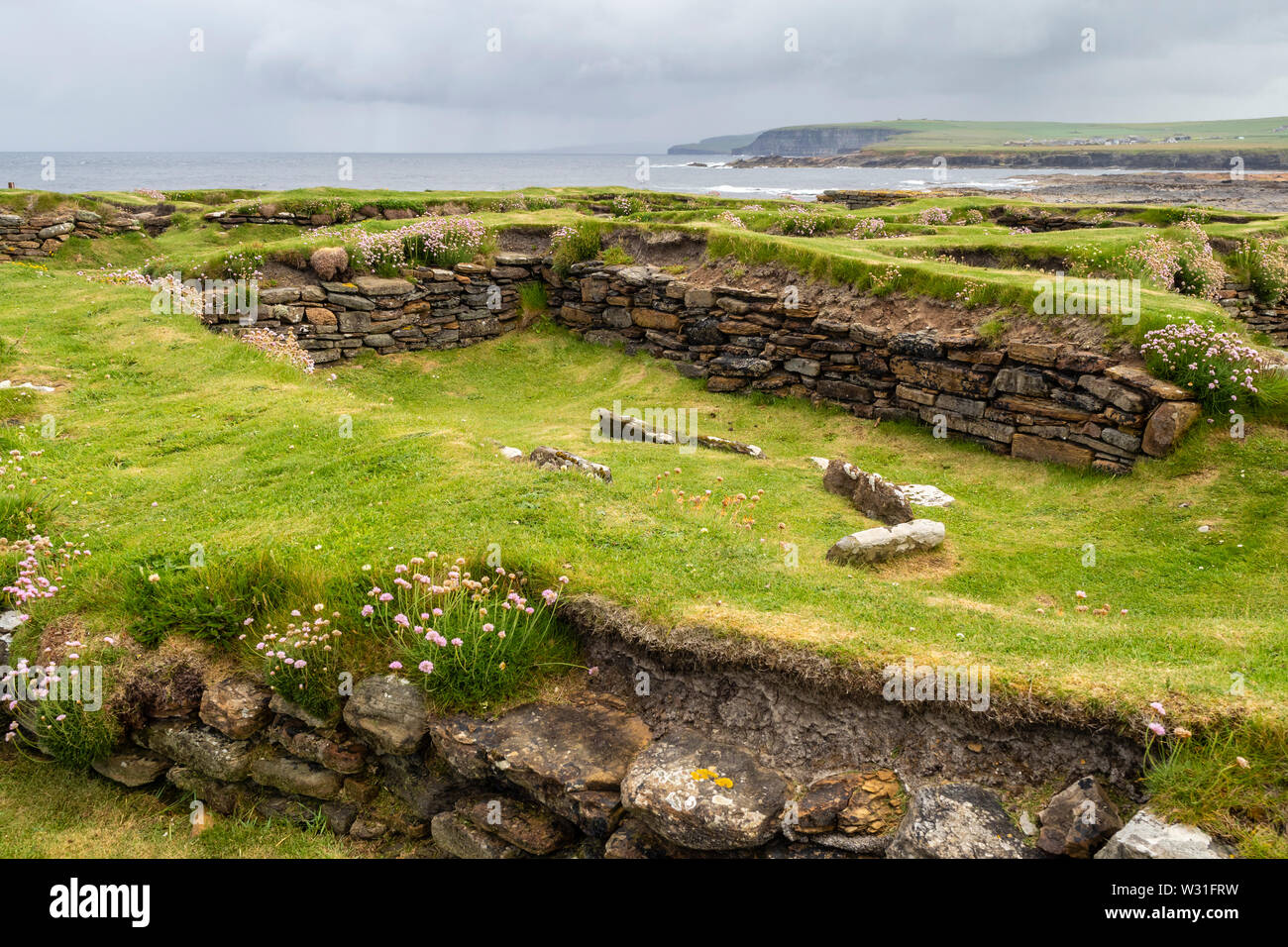 Skara Brae is a stone-built Neolithic settlement, located on the Bay of ...