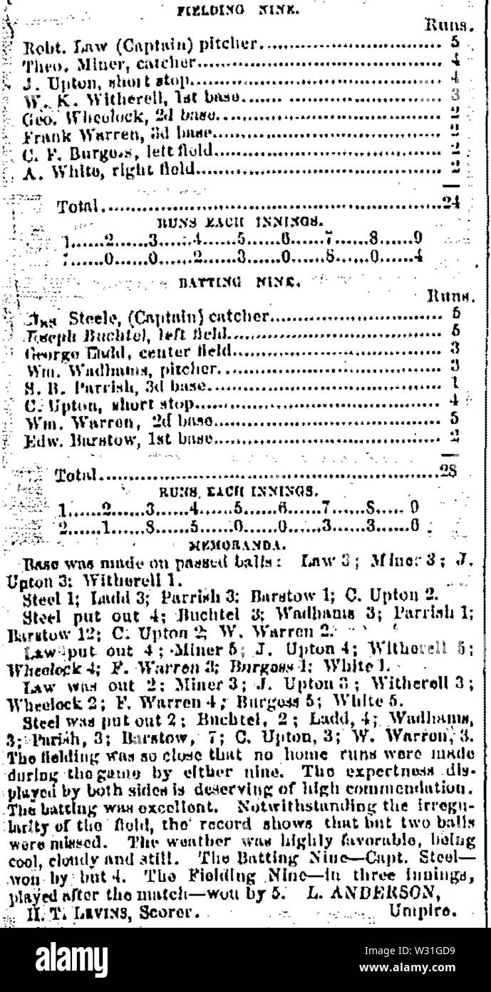 Pioneers baseball hi-res stock photography and images - Alamy