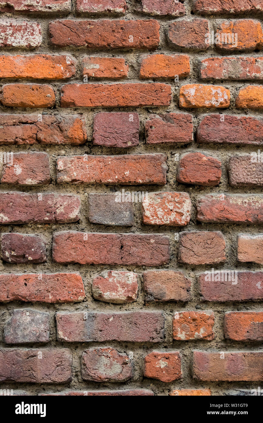 Photo of an old brick wall close up shot,vintage background Stock Photo ...