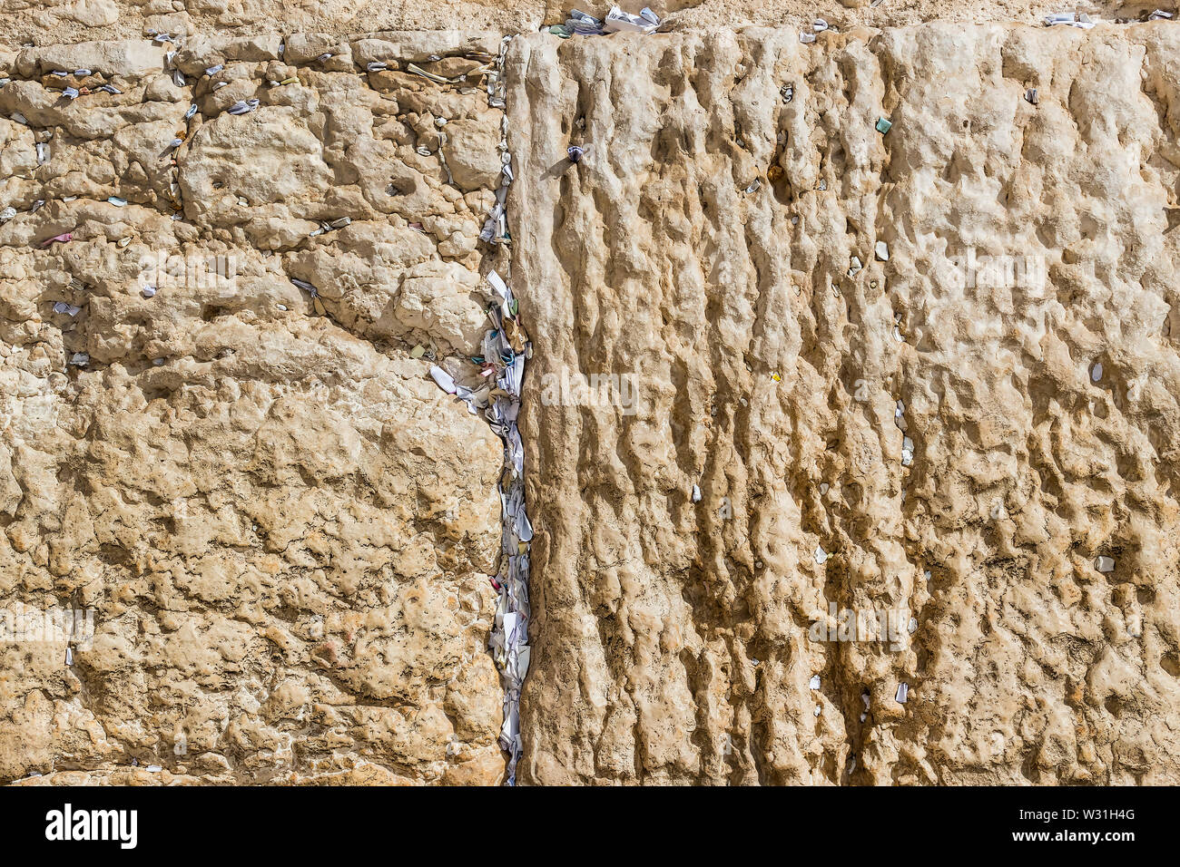Stone blocks of the crying wall in Jerusalem Stock Photo - Alamy