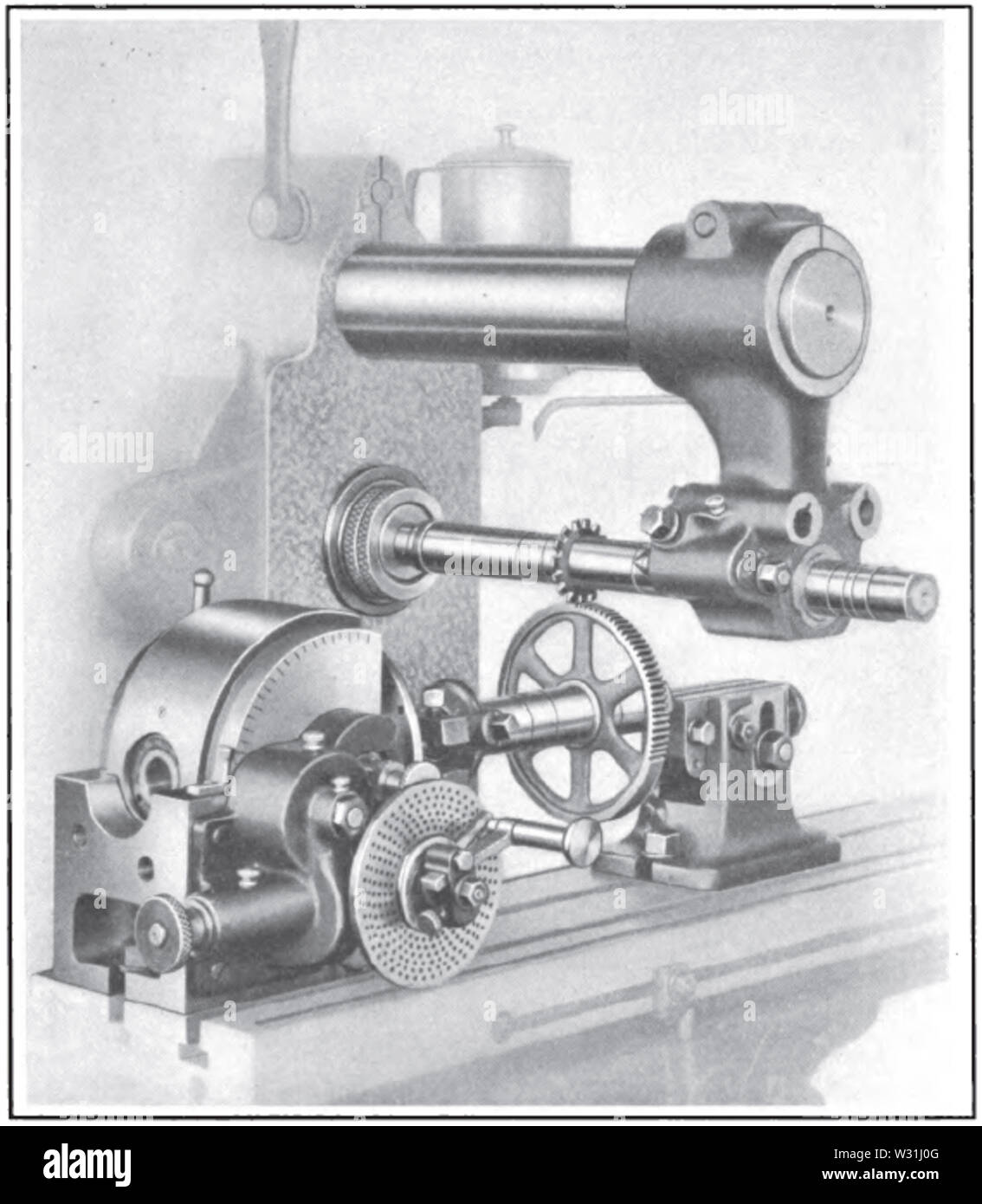 Milling machine tool making Cut Out Stock Images & Pictures - Alamy