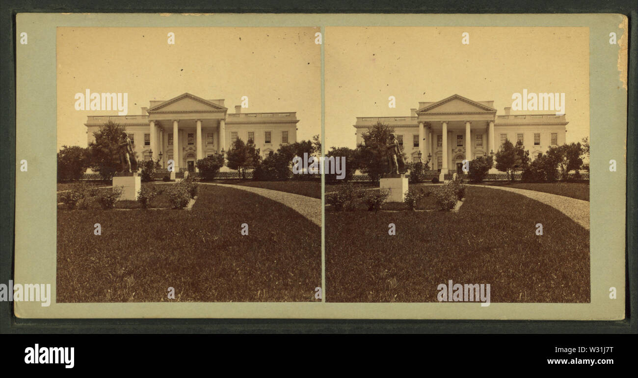 Presidents House, North View, from Robert N Dennis collection of ...