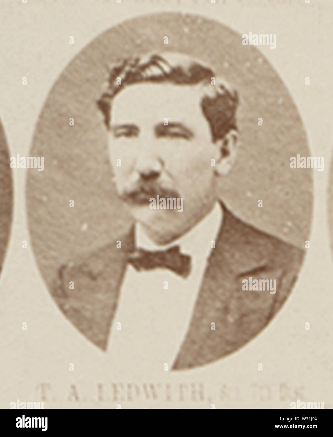 Picture of Thomas A. Ledwith about 1874 Stock Photo - Alamy