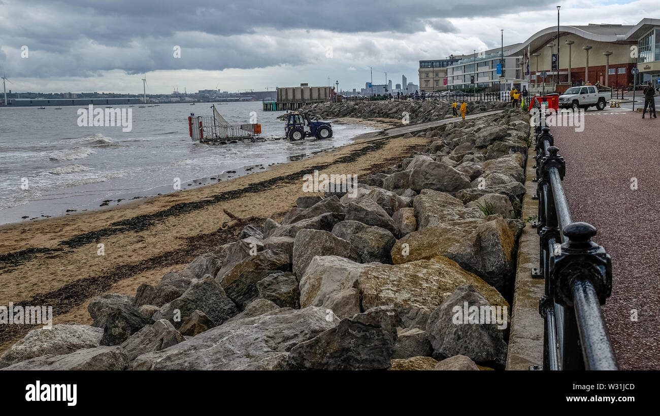 Liverpool new brighton skyline hi-res stock photography and images - Alamy