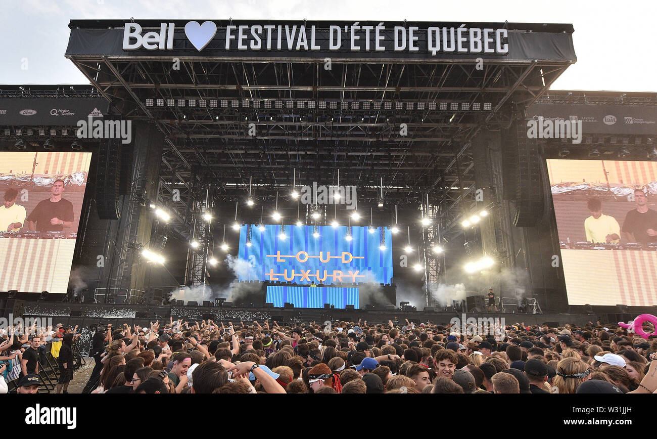 QUEBEC CITY, QUEBEC - JULY 10: Andrew Fedyk and Joe Depace of Loud ...