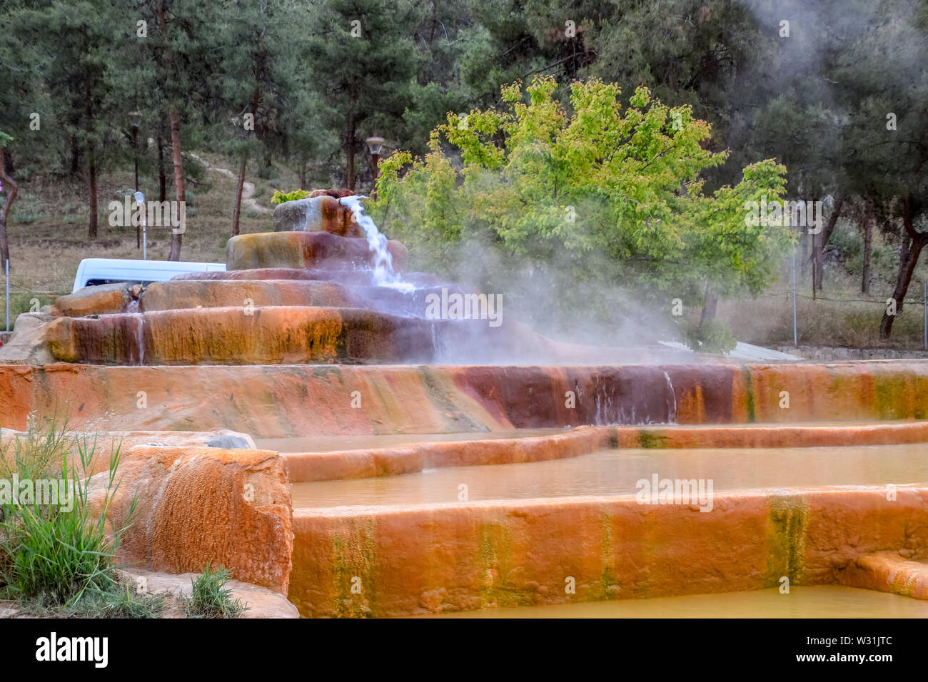 Pam Thermal Hotel, Hot spring mineral medicinal water Stock Photo - Alamy
