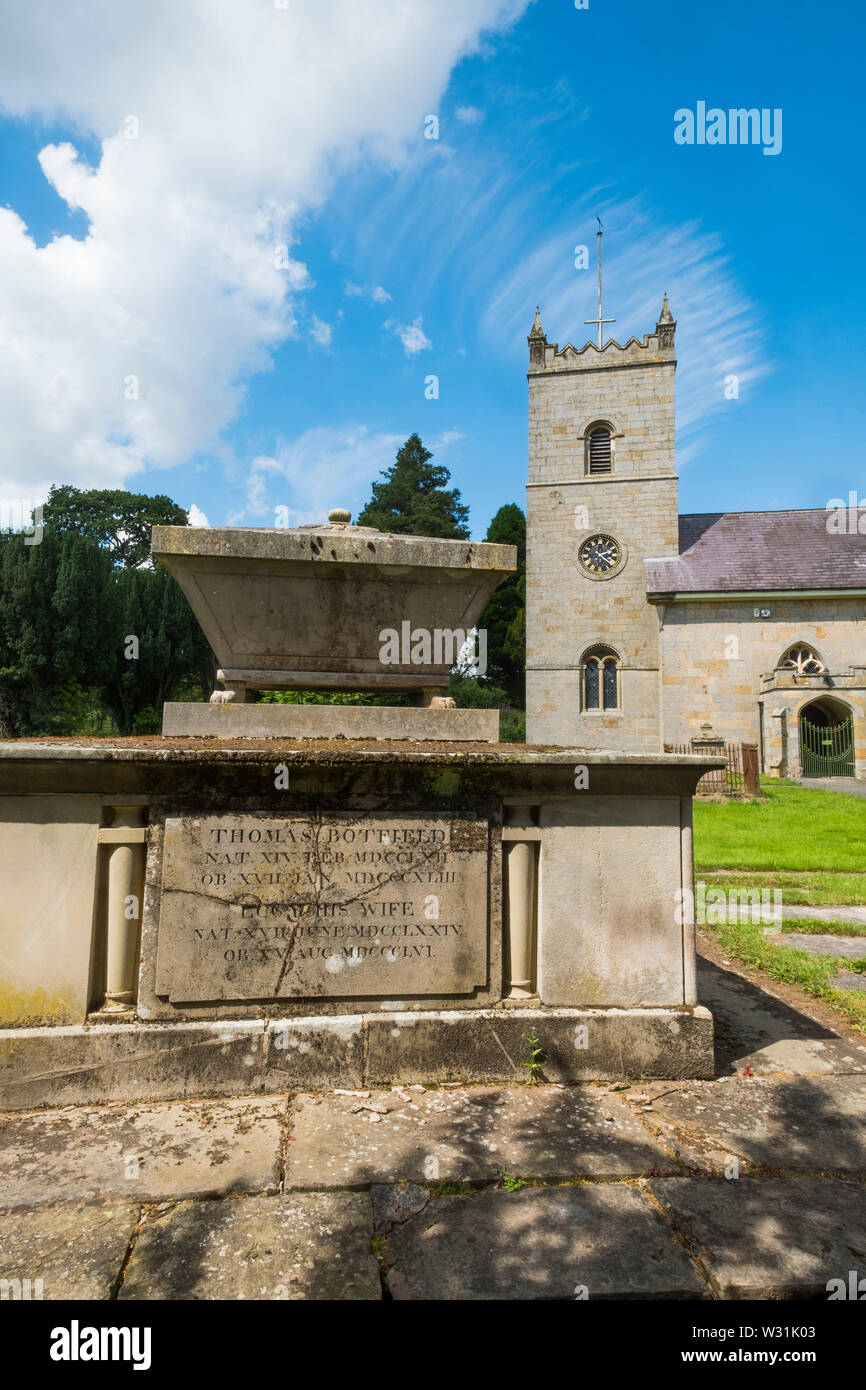 St Michael and All Angels Church, Hopton Wafers, Shropshire Stock Photo ...
