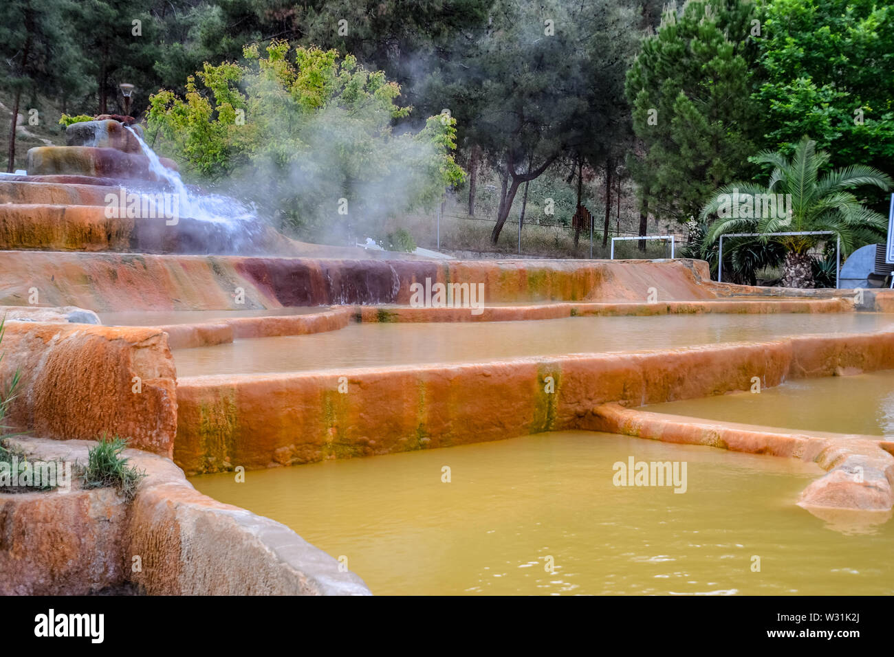 Pam Thermal Hotel, Hot spring mineral medicinal water Stock Photo - Alamy
