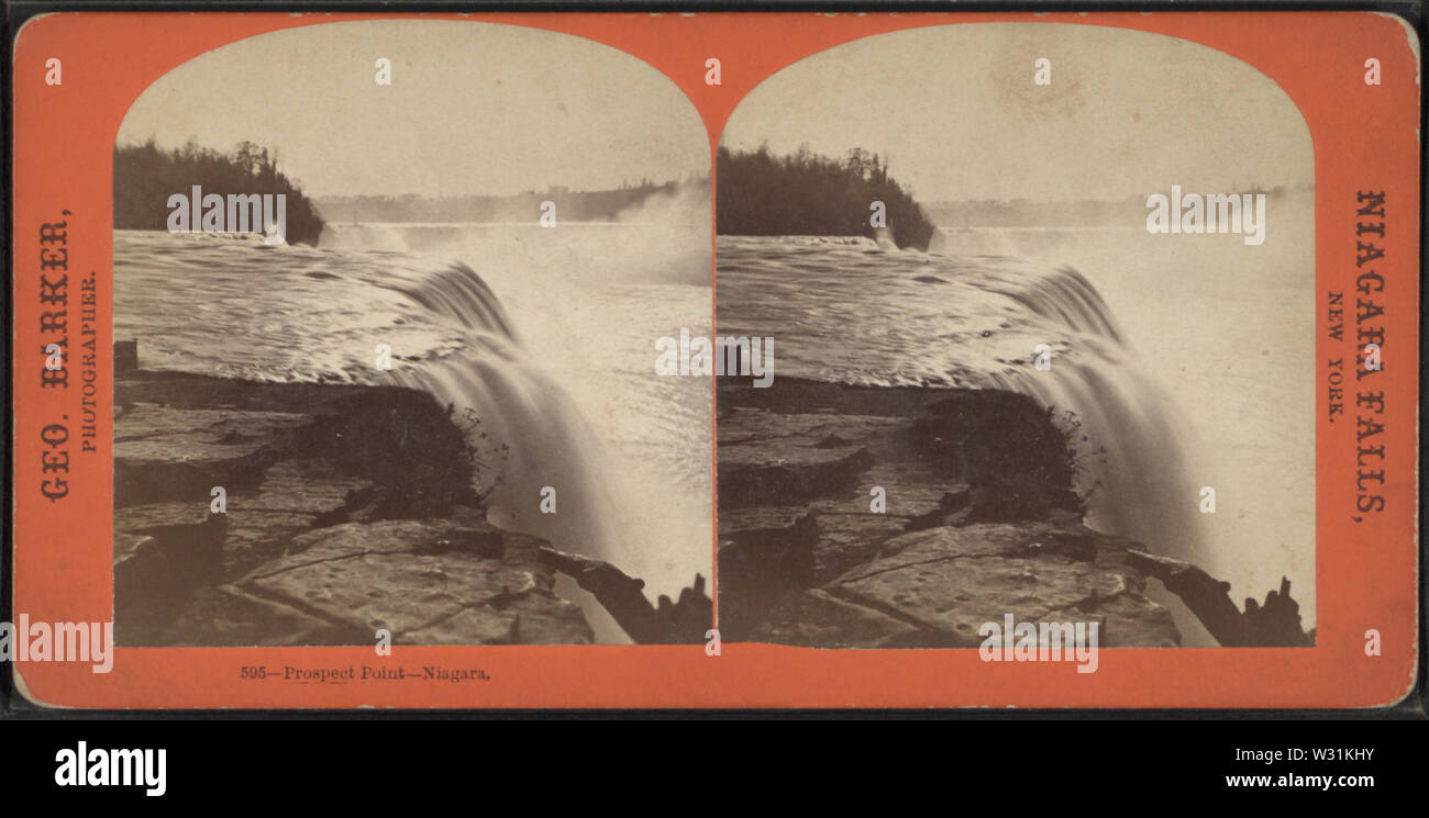 Prospect Point, Niagara, by Barker, George, 1844-1894 2 Stock Photo - Alamy