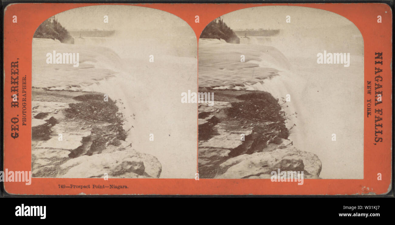 Prospect Point, Niagara, by Barker, George, 1844-1894 4 Stock Photo - Alamy
