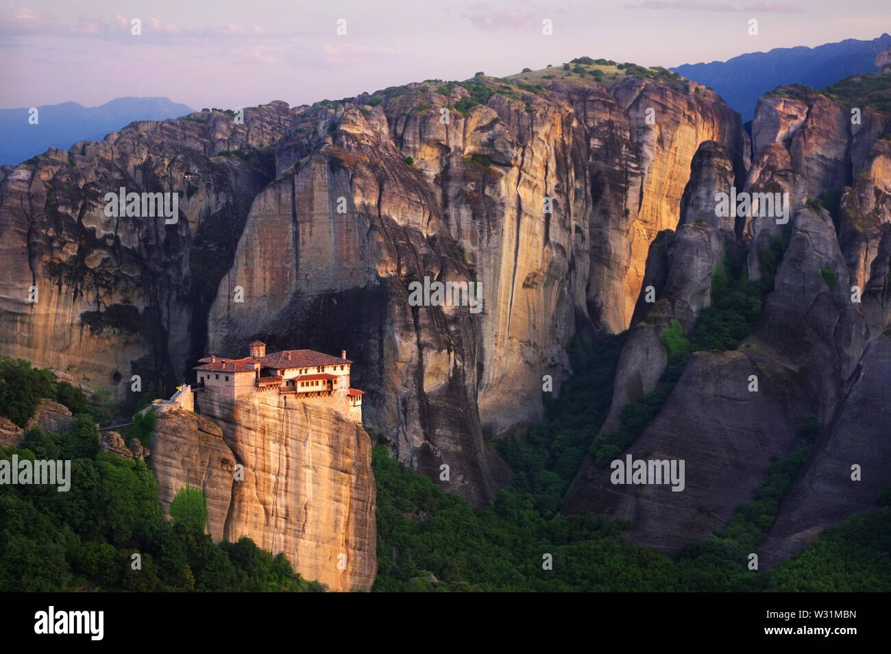 Rousanou Monastery, Meteora, Greece Stock Photo - Alamy