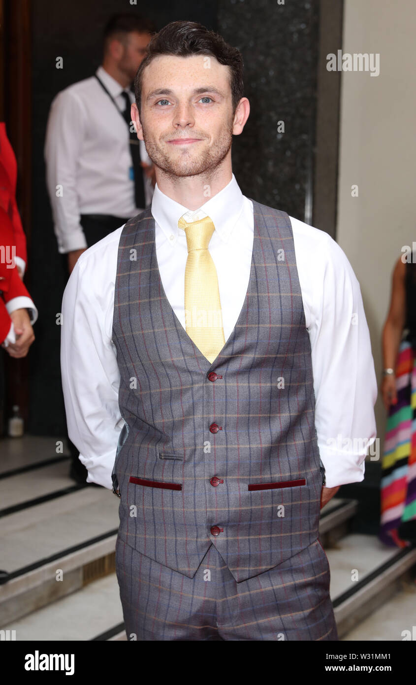 Charlie Stemp arriving for the press night for Joseph and the Amazing ...