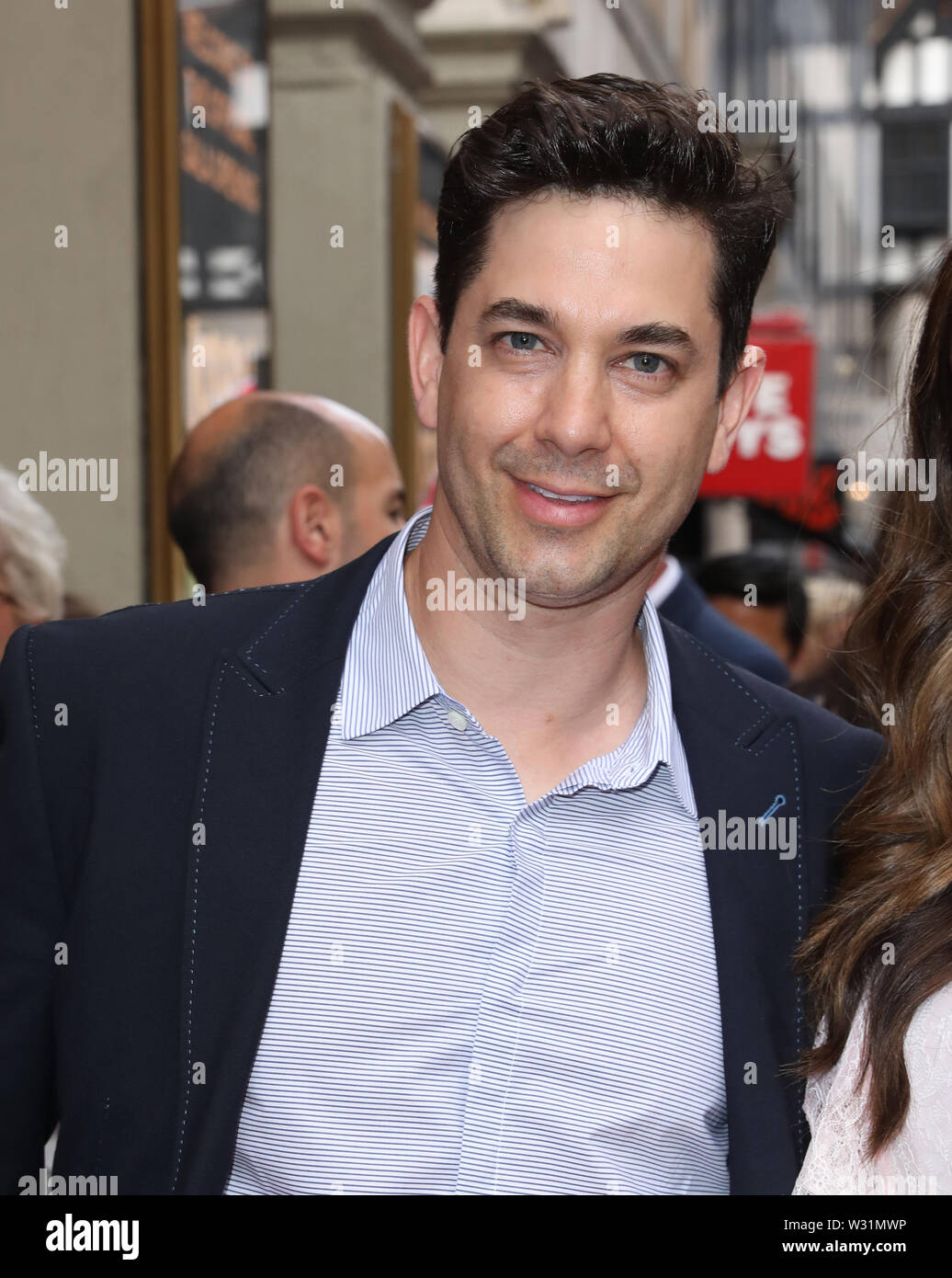 Adam Garcia arriving for the press night for Joseph and the Amazing ...