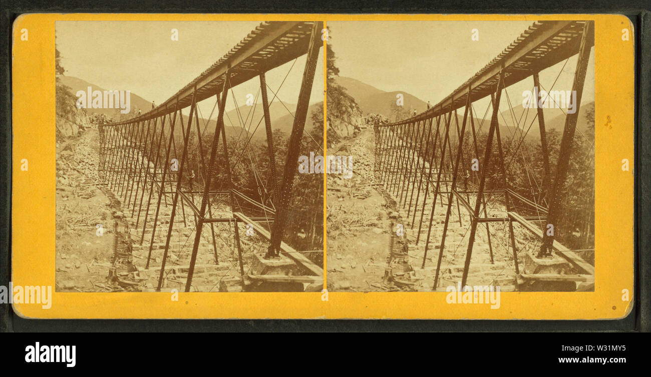 RR Bridge, White Mountains, from Robert N Dennis collection of ...
