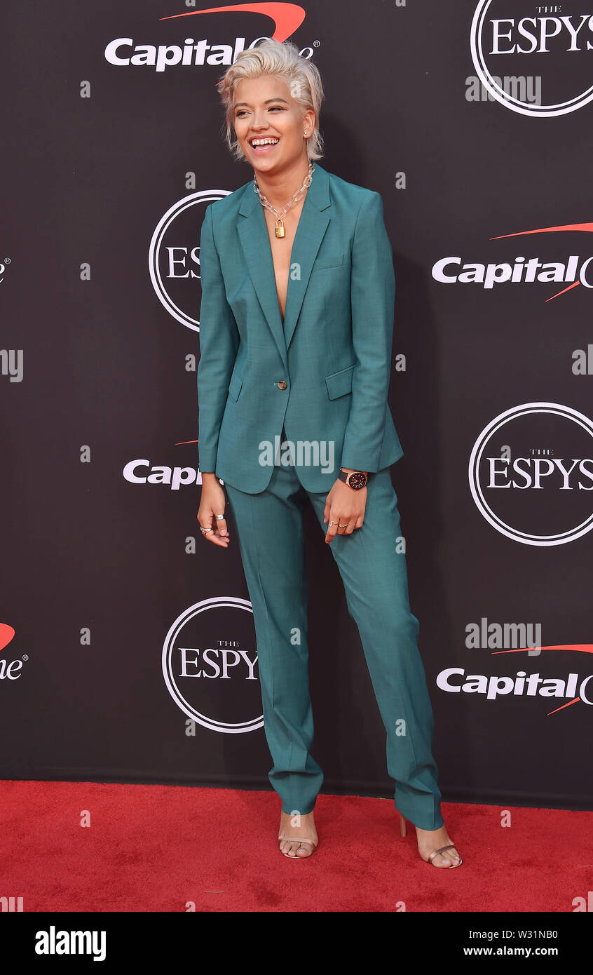 LOS ANGELES, CA - JULY 10: Victoria Brito attends the 2019 ESPY Awards ...