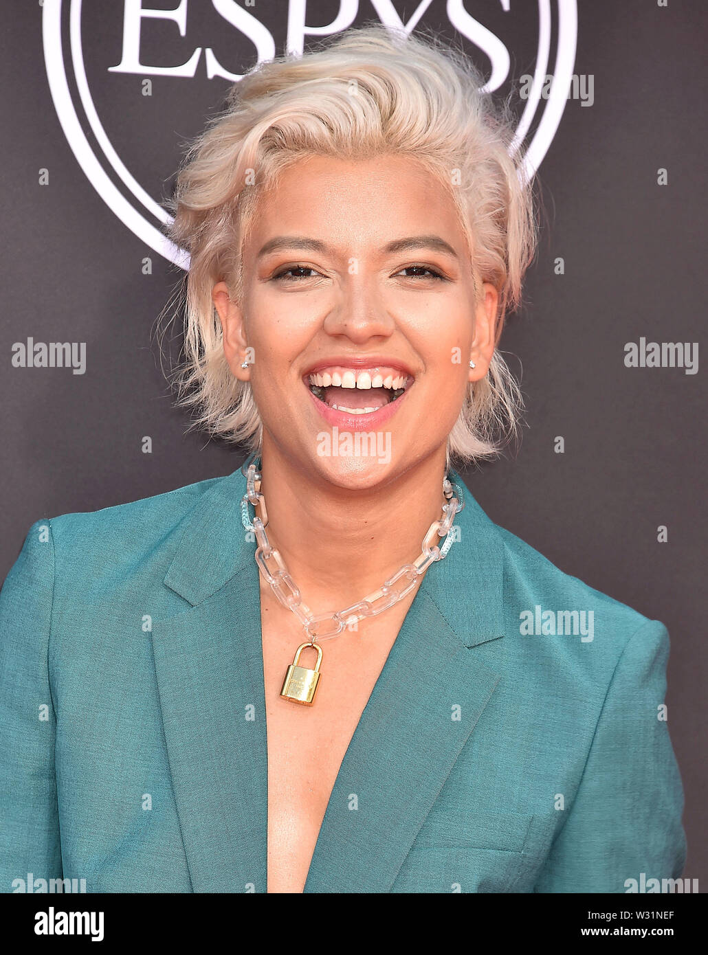LOS ANGELES, CA - JULY 10: Victoria Brito attends the 2019 ESPY Awards ...