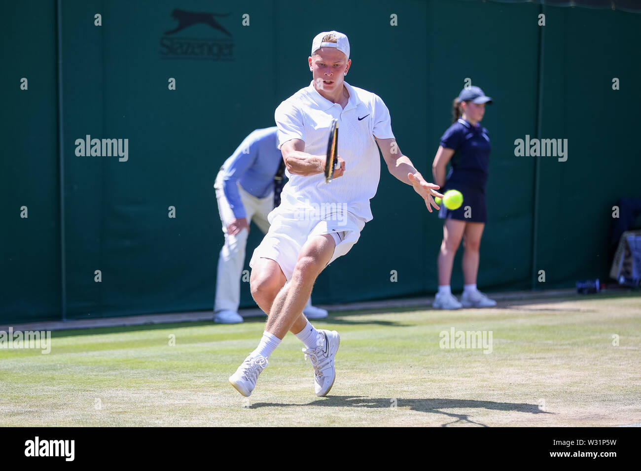 Wimbledon, London, UK. 11th July 2019. Anton Matusevich of Great ...