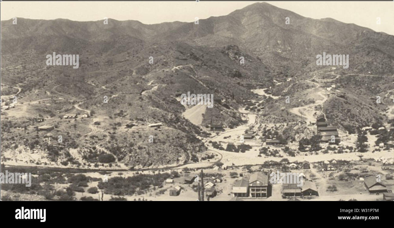 Ray, Arizona in 1908. Part of a panorama Stock Photo - Alamy